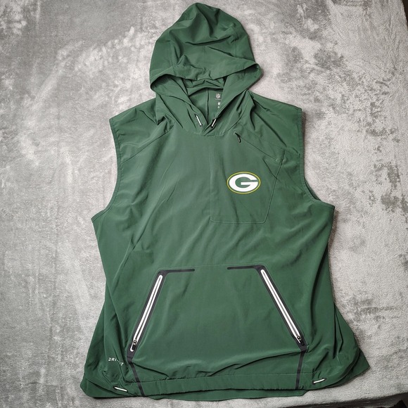 Nike | Jackets & Coats | Green Bay Packers Nike Fly Rush Vest Mens Xl ...